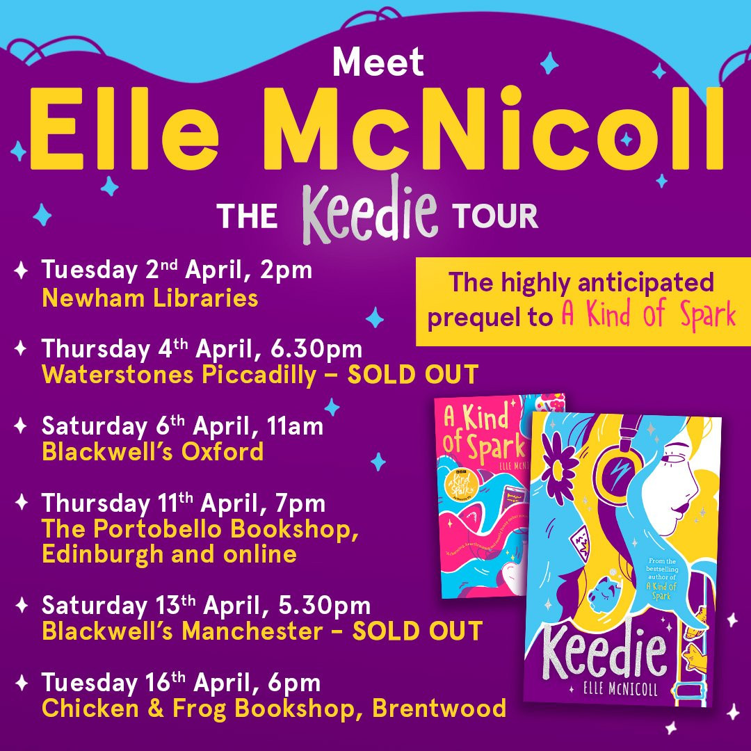 KEEDIE Book Tour | Blog | Elle McNicoll